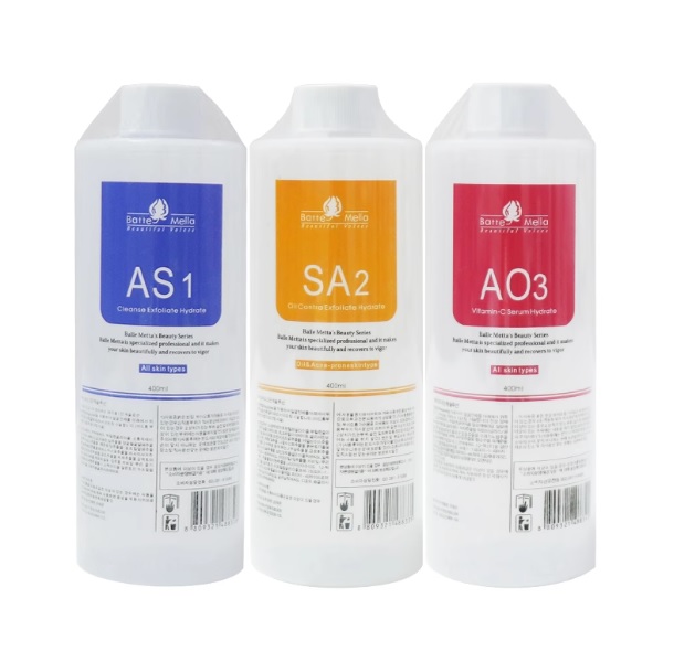 Aqua Peeling (Hydra Facial) Solutions - AS1 SA2 AO3 400ml - MyBeautySources